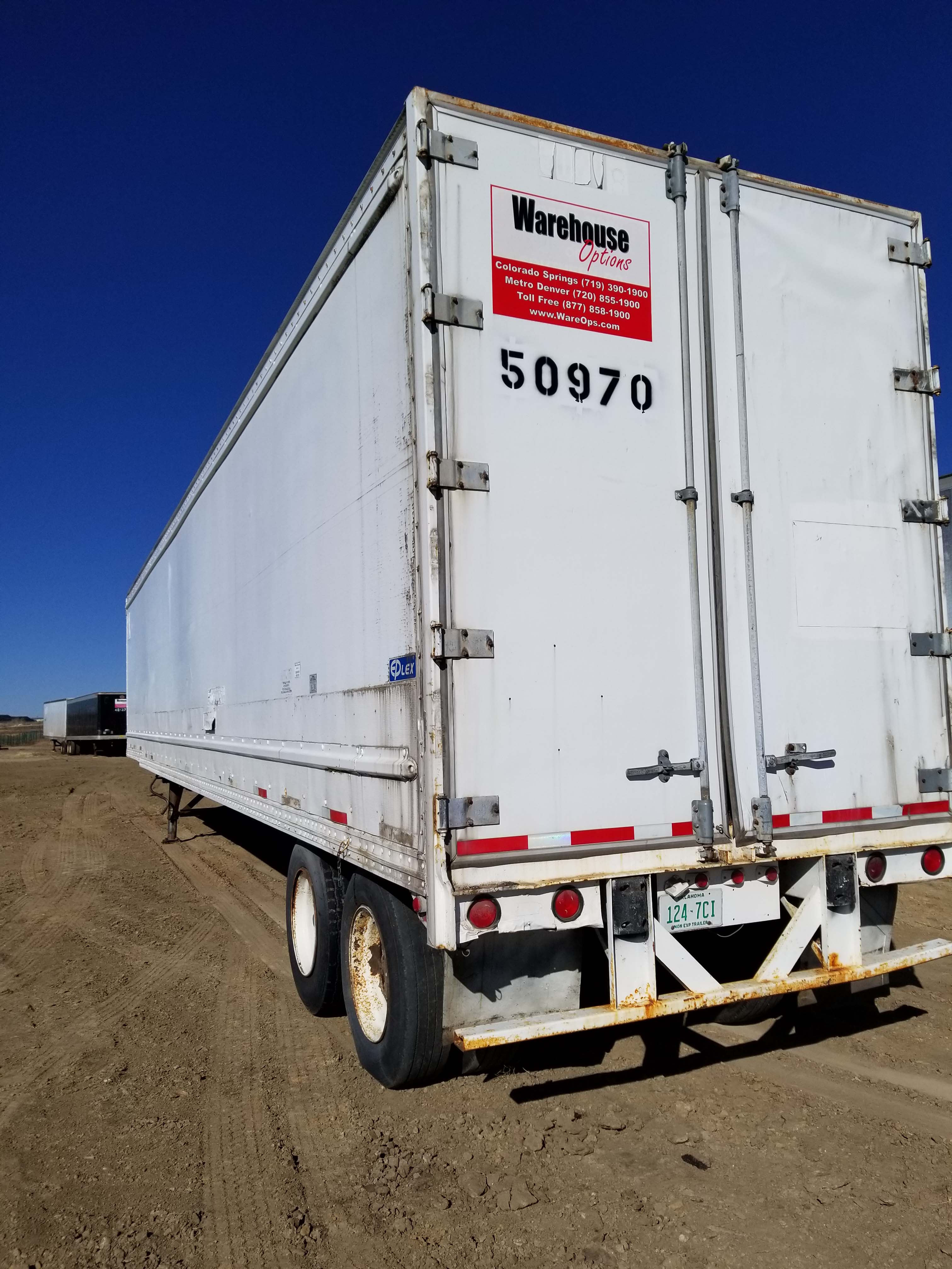 SOLD 50 foot Semi Trailer 2 850 Warehouse Options SOLD 50 foot Semi Trailer 2 850 Warehouse Options